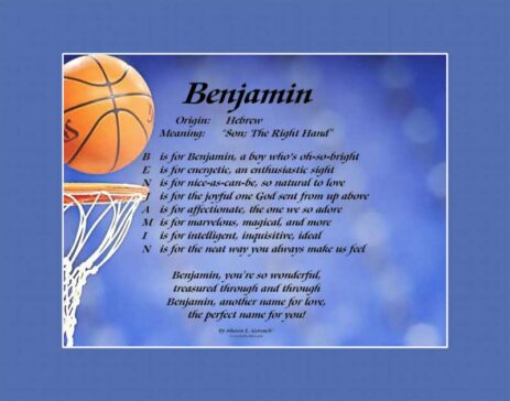 Benjamin, Meaning, Origin, Popularity - Baby Names | LindseyBoo