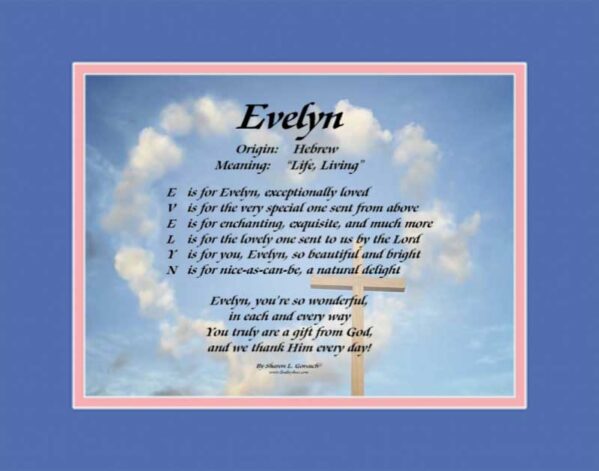Evelyn, Meaning, Origin, Popularity - Baby Names | LindseyBoo