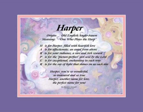 Harper, Meaning, Origin, Popularity - Baby Names | LindseyBoo