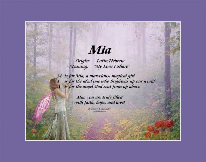 Meaning Of The Name Mia 8th Most Popular Girl s Name 2020 Meaning Of The Name Mia 8th Most Popular Girl s Name 2020