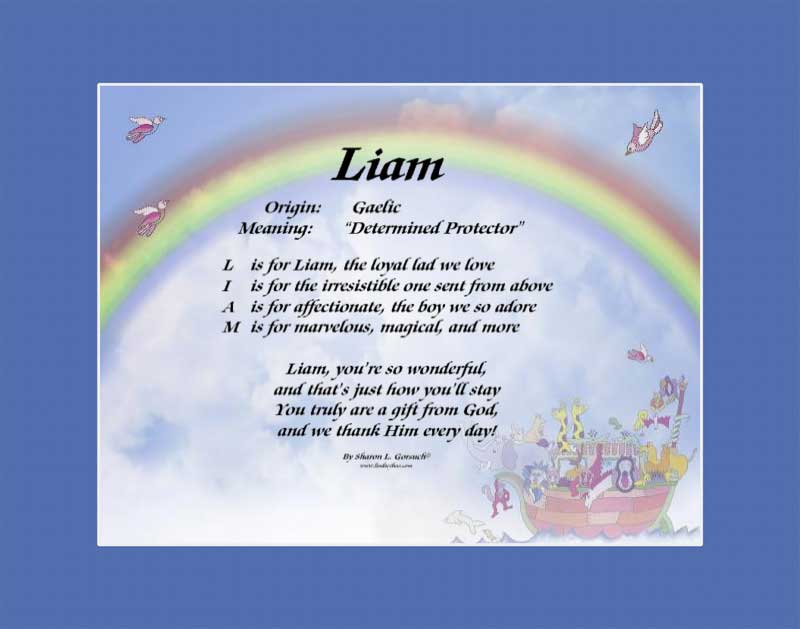 Meaning Of The Name Liam Most Popular Boy s Name In 2021