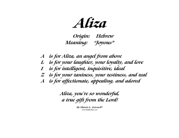 Aleeza Name Meaning