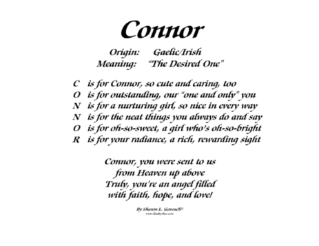 Meaning of Connor - LindseyBoo