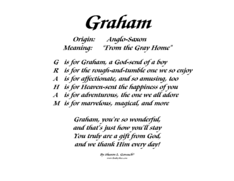 Meaning of Graham - LindseyBoo