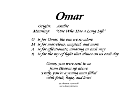 Meaning of Omar - LindseyBoo