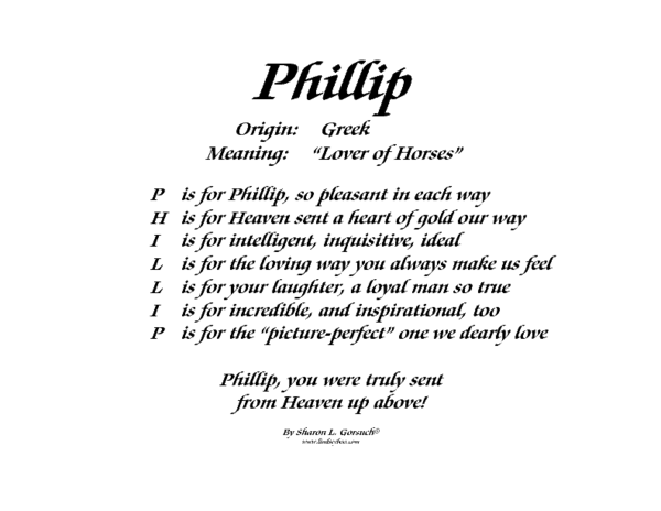 Meaning of Phillip - LindseyBoo