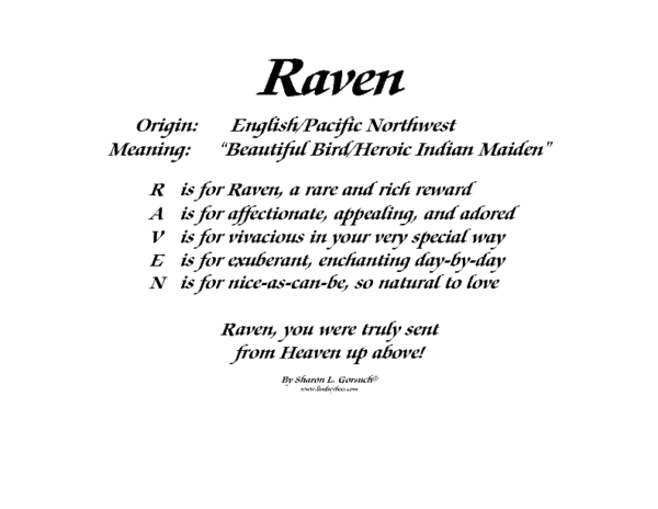 Meaning of Raven - LindseyBoo