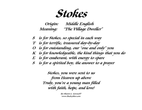 Meaning of Stokes - LindseyBoo