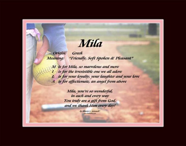Mila - Girl's name meaning, origin, and popularity | Lindseyboo
